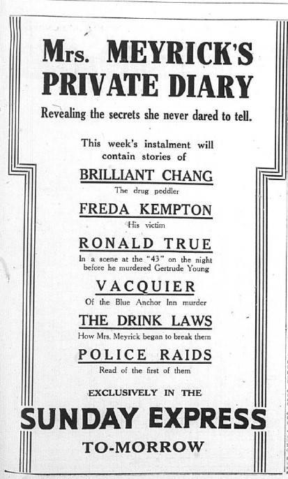 Kate Meyrick’s Private Diaries – Interwar London